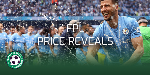FPL Price Reveals - Fantasy Football Community