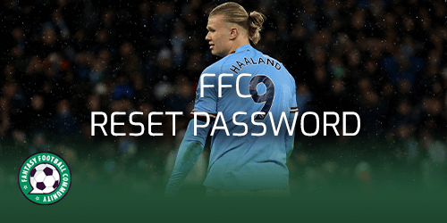 Password Reset - Fantasy Football Community