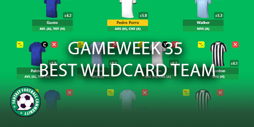 Gameweek 35 Best Wildcard Team Fantasy Football Community