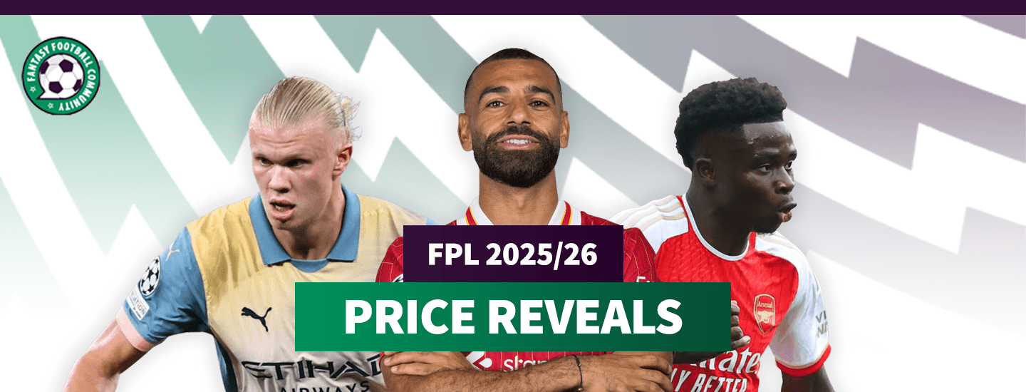 FPL Price Reveals 2025/26 - Every Official Player Price Revealed So Far ...