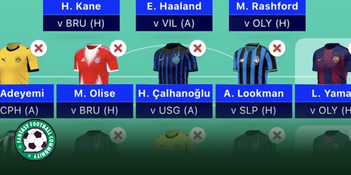 UCL Fantasy Matchday 3 Team Reveals Fantasy Football Community